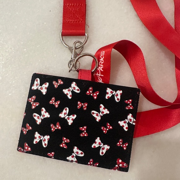 Disney | Accessories | Disney Card Holder Lanyard | Poshmark